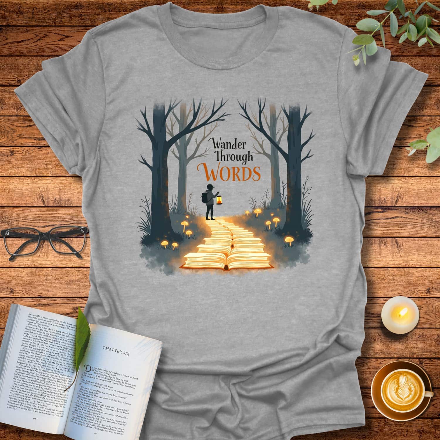 The Word Wanderer T-Shirt – Booked Away